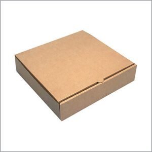 Kraft Paper Brown Plain Pizza Box S/M 200 Pack - Halapack | Eco ...